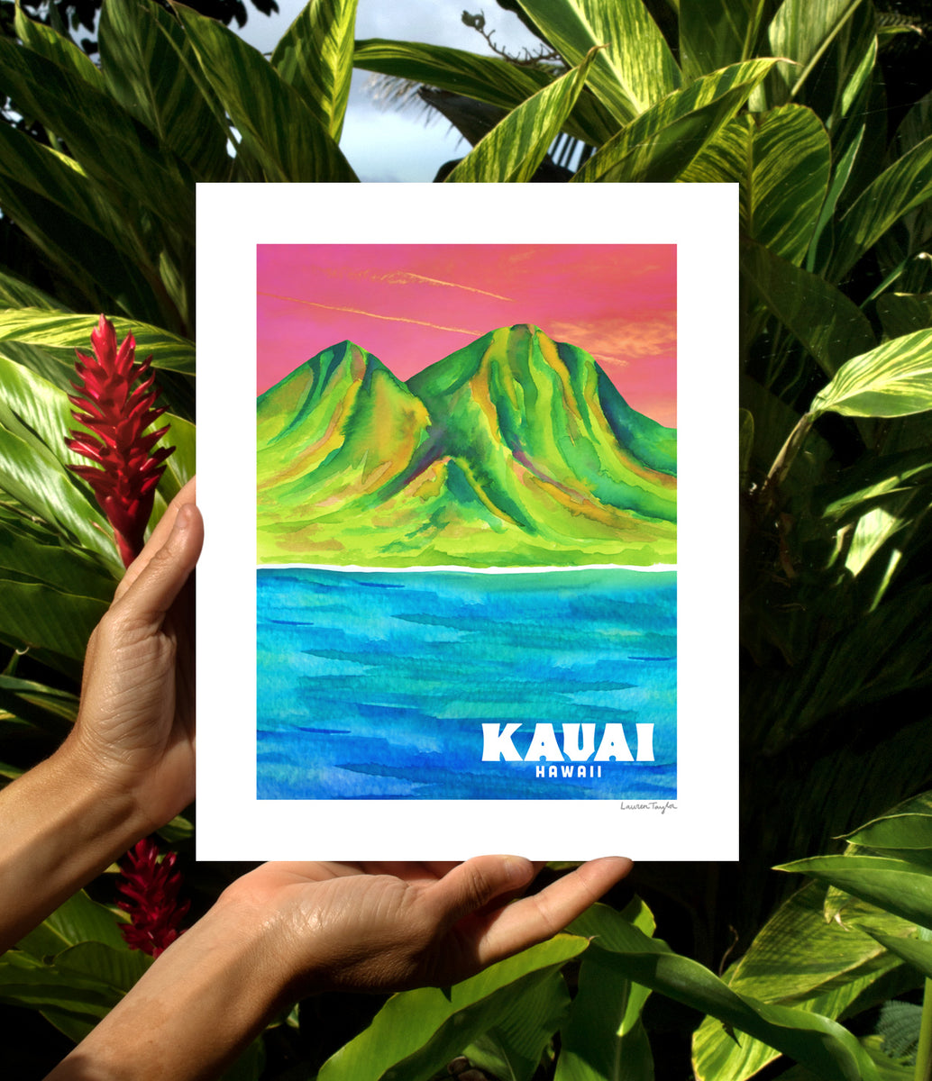NA PALI BEAUTY ART PRINT - 8" X 10" – Lauren Taylor Creations